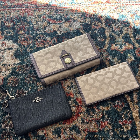 Coach | Bags | Coach Bundle 3 Wallets | Poshmark